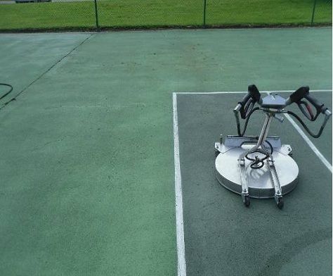 Tennis Court Cleaning - Powerwash